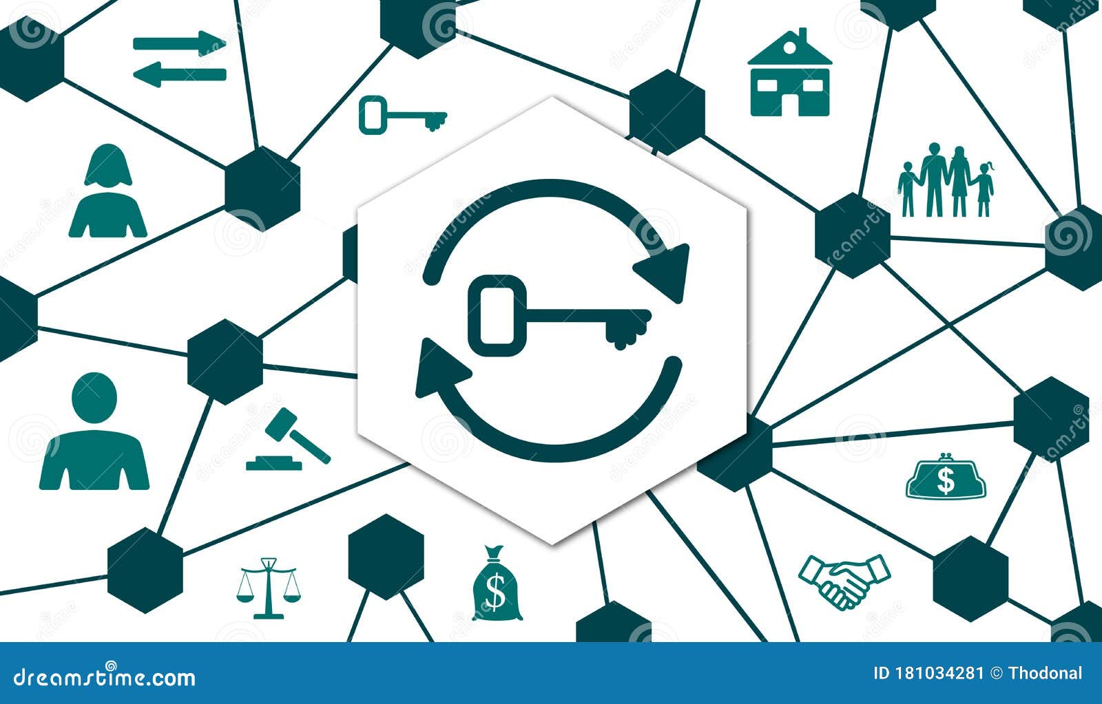 Concepto de legado stock de ilustración. Ilustración de circuito ...