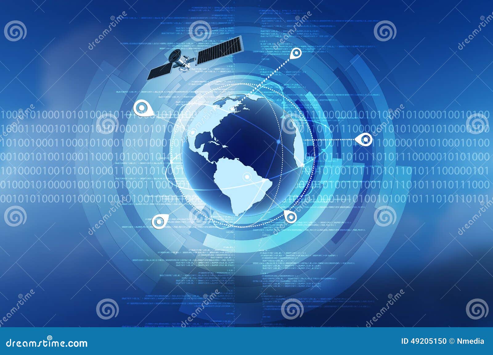 Concepto de los gps stock de ilustración. Ilustración de virtual - 49205150