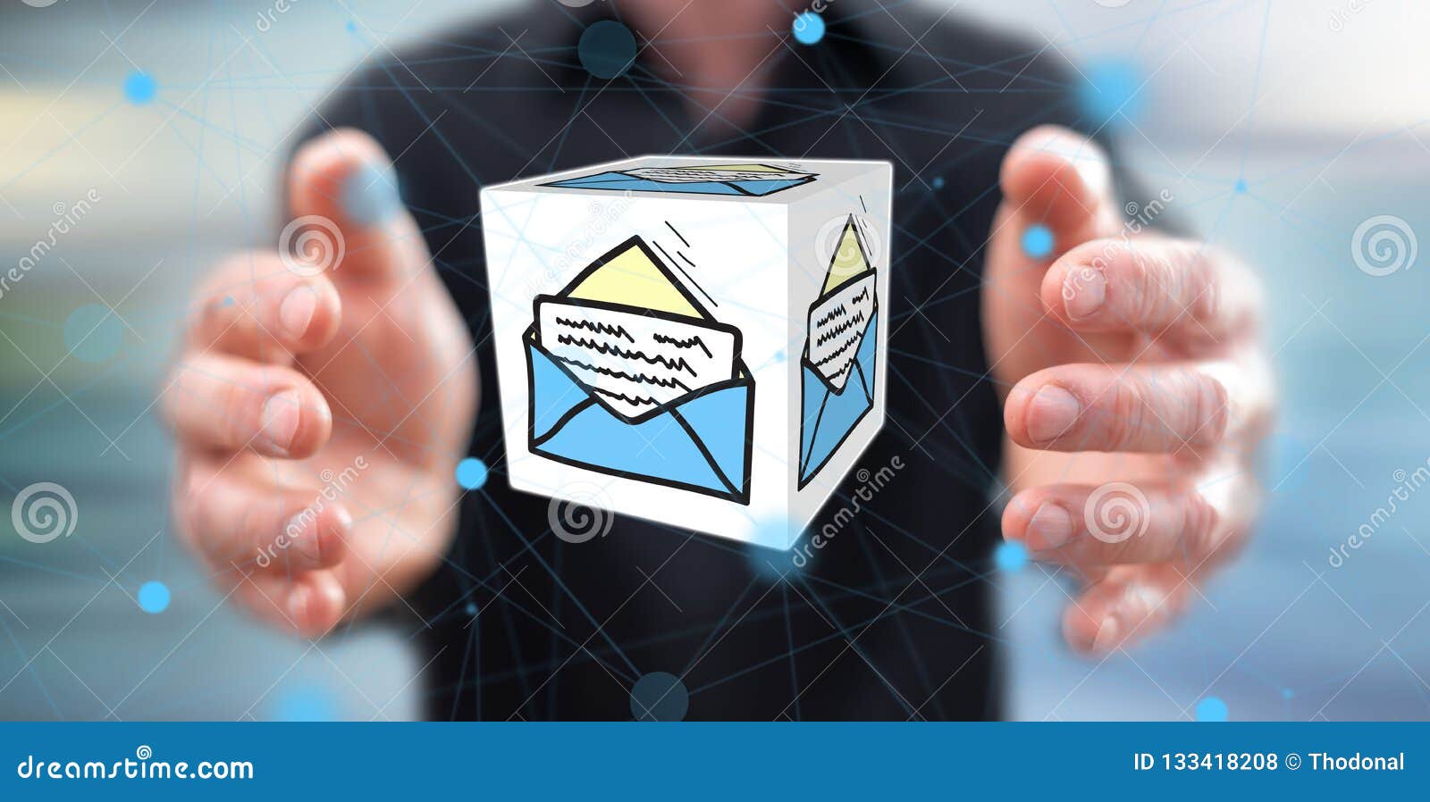 Concepto de mensaje foto de archivo. Imagen de moderno - 133418208