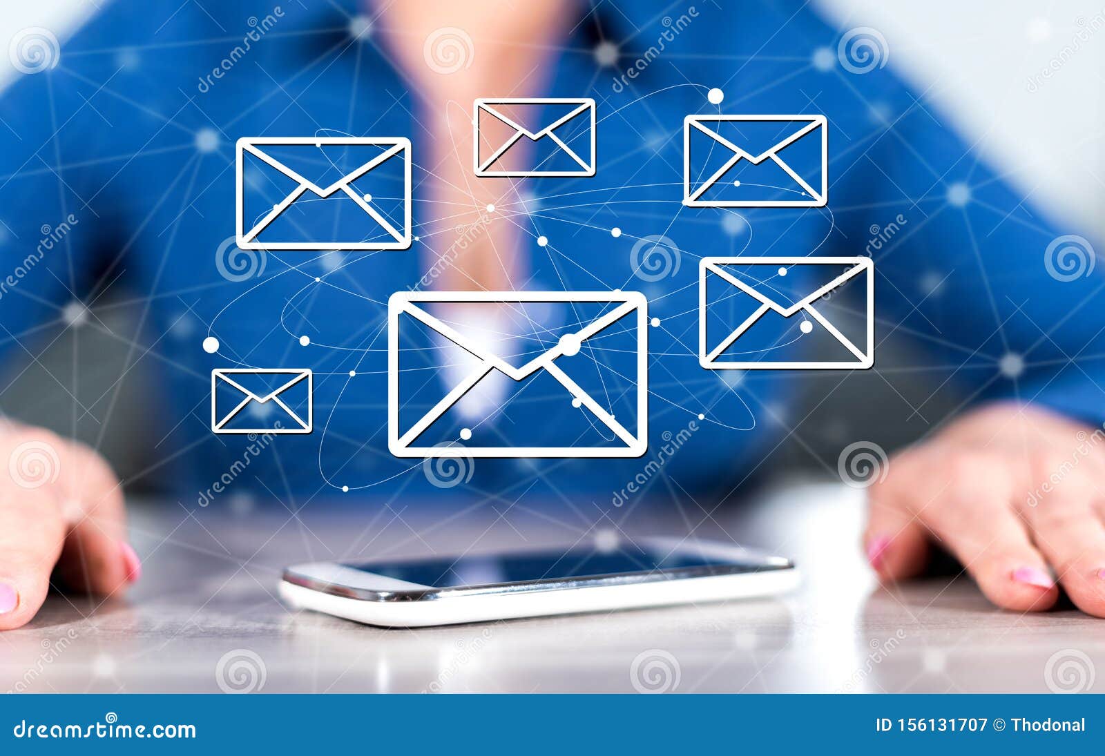 Concepto de mensaje imagen de archivo. Imagen de carta - 156131707