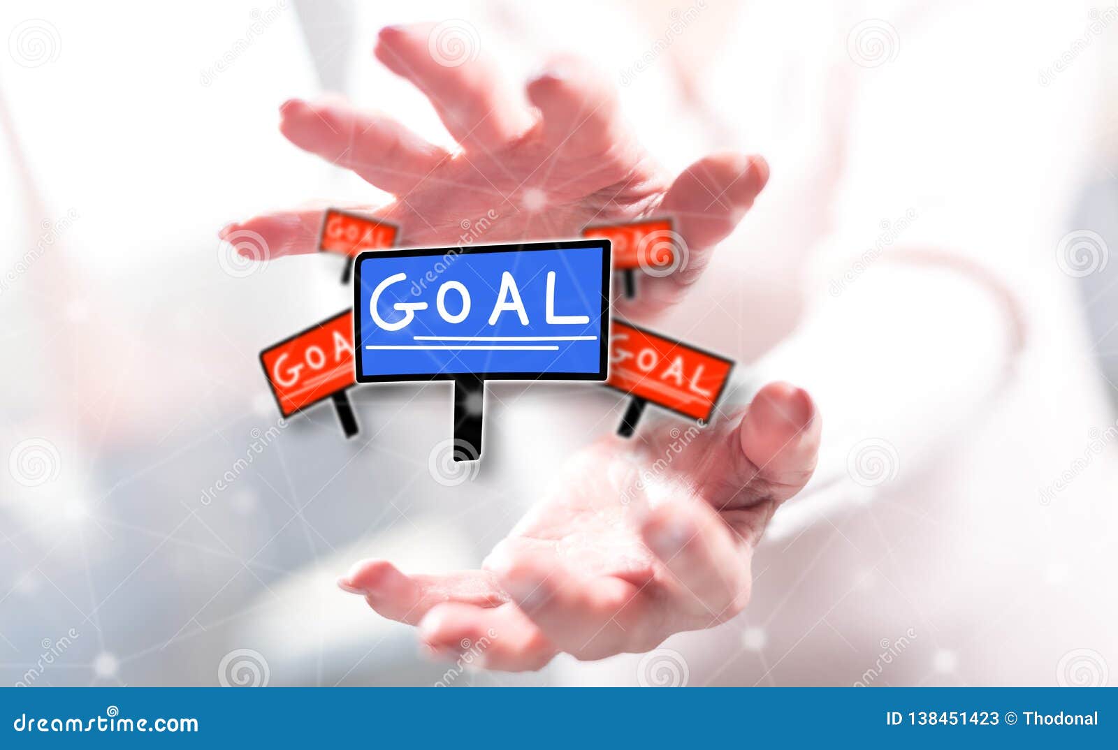 Concepto de meta imagen de archivo. Imagen de acertado - 138451423