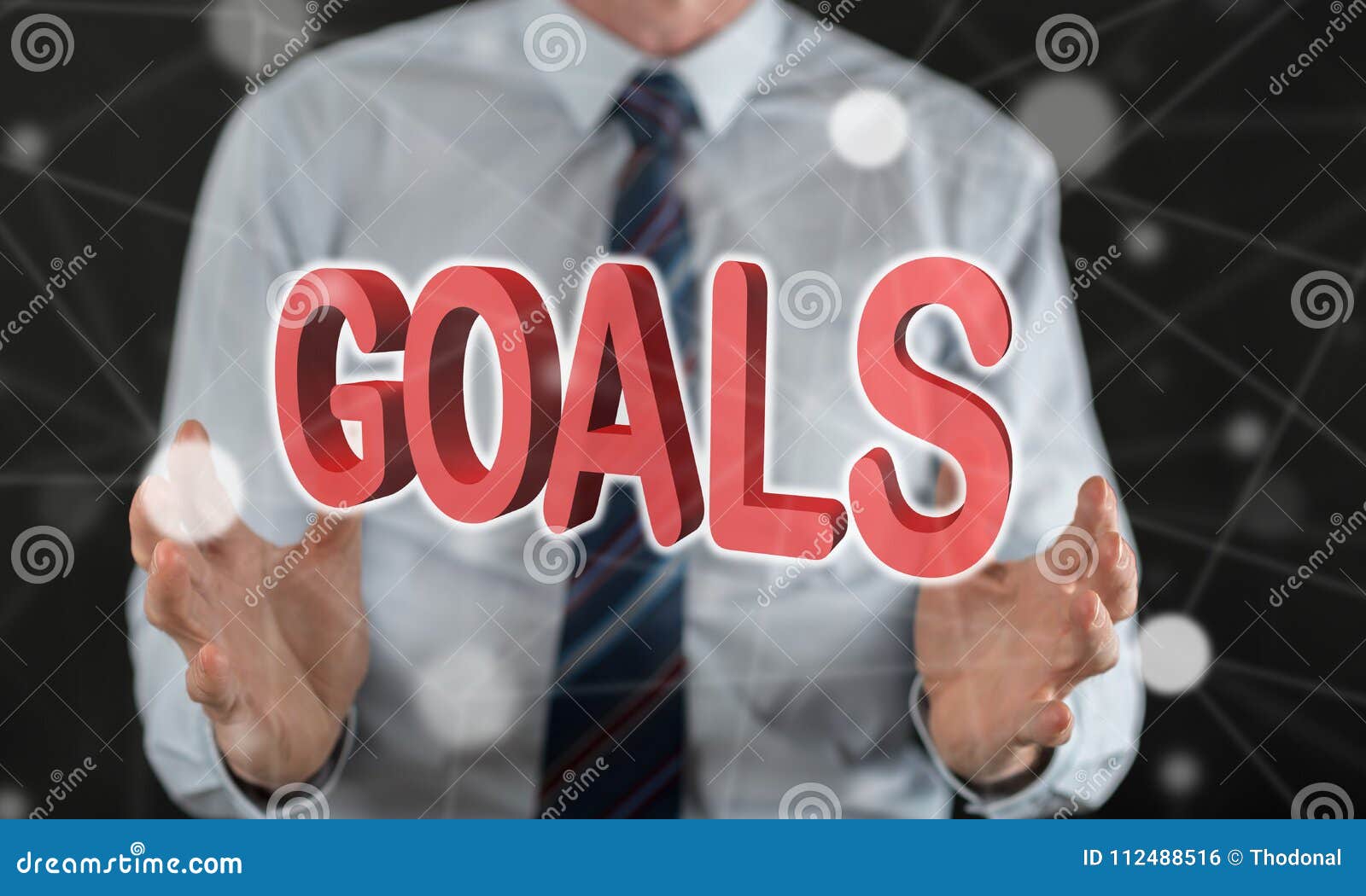 Concepto de metas foto de archivo. Imagen de fondo, hombre - 112488516