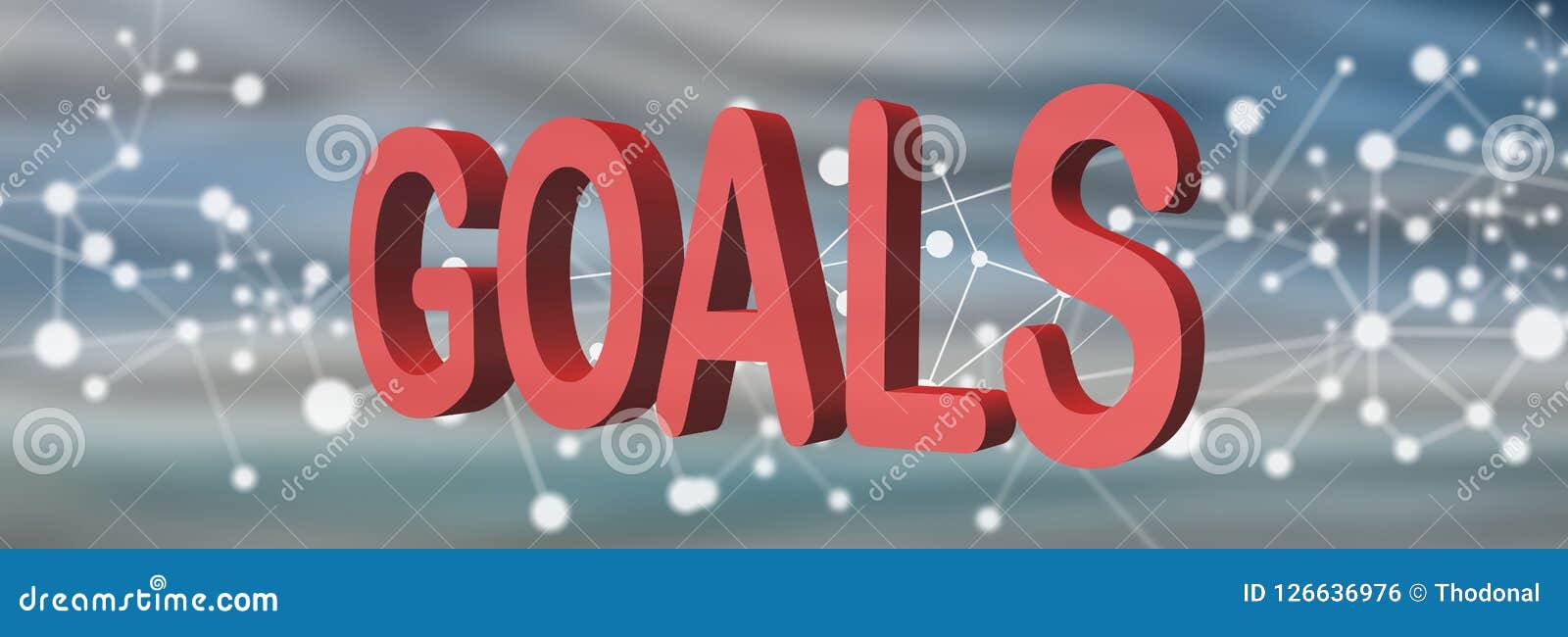 Concepto de metas stock de ilustración. Ilustración de blanco - 126636976
