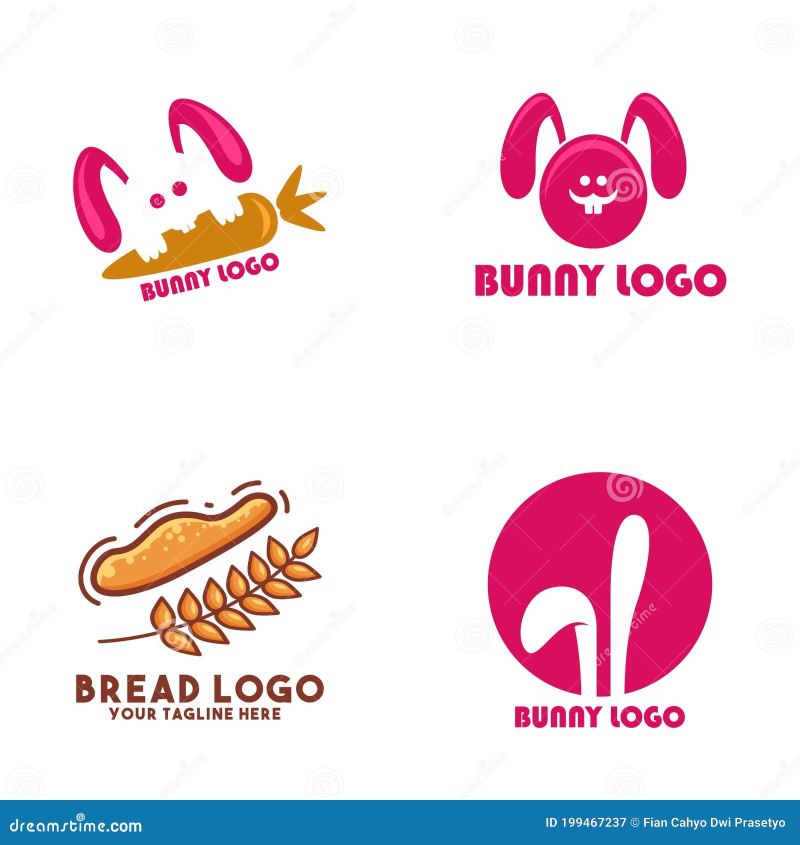 Concepto De Moda Moderna Con El Logotipo Del Paquete Ilustración del ...