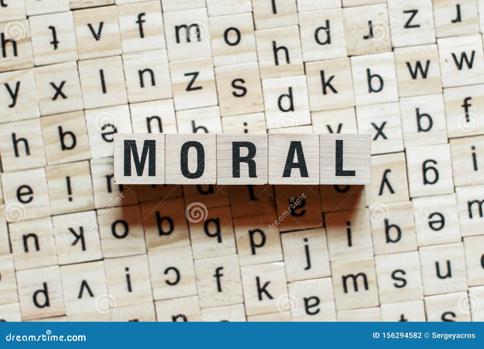 Concepto de palabra moral foto de archivo. Imagen de idea - 156294582