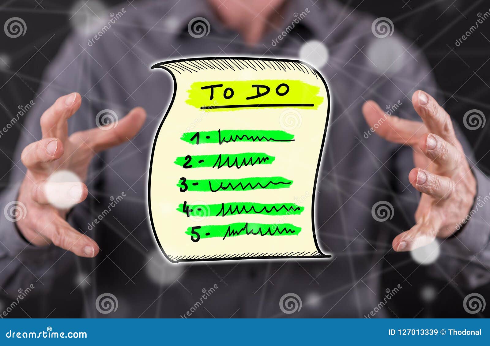 Concepto De Para Hacer La Lista Imagen de archivo - Imagen de orden ...