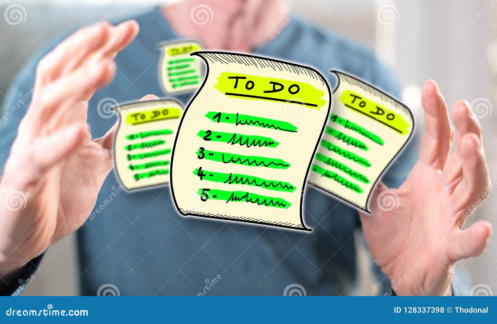 Concepto De Para Hacer La Lista Foto de archivo - Imagen de ...