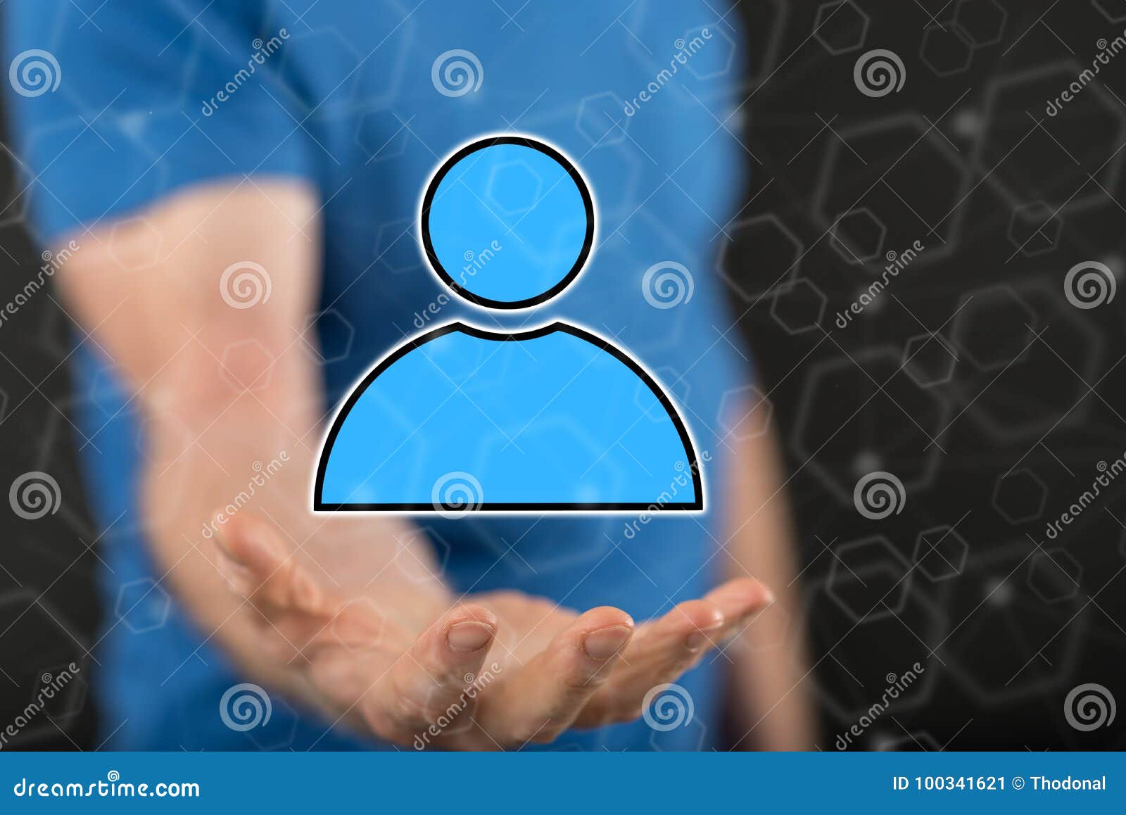 Concepto de perfil imagen de archivo. Imagen de identidad - 100341621