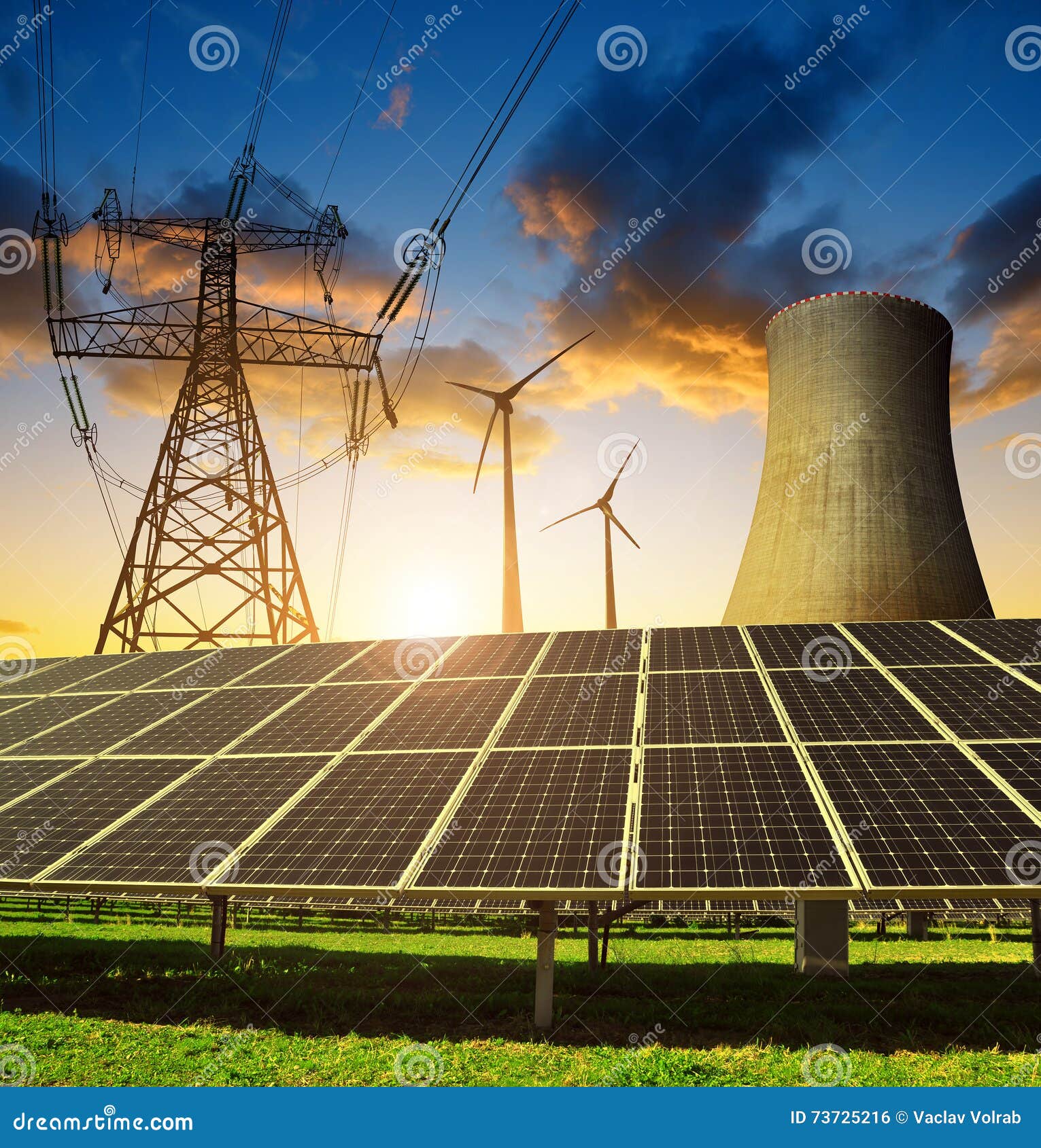 Concepto De Recursos Energéticos Foto de archivo - Imagen de potencia ...