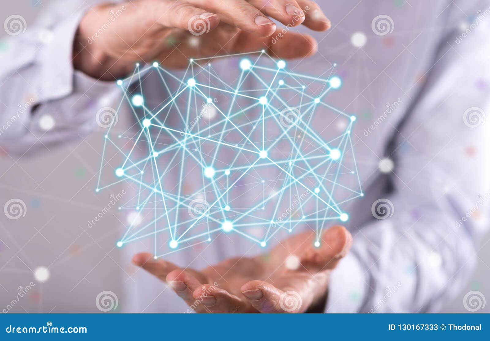 Concepto de red virtual imagen de archivo. Imagen de conectividad ...