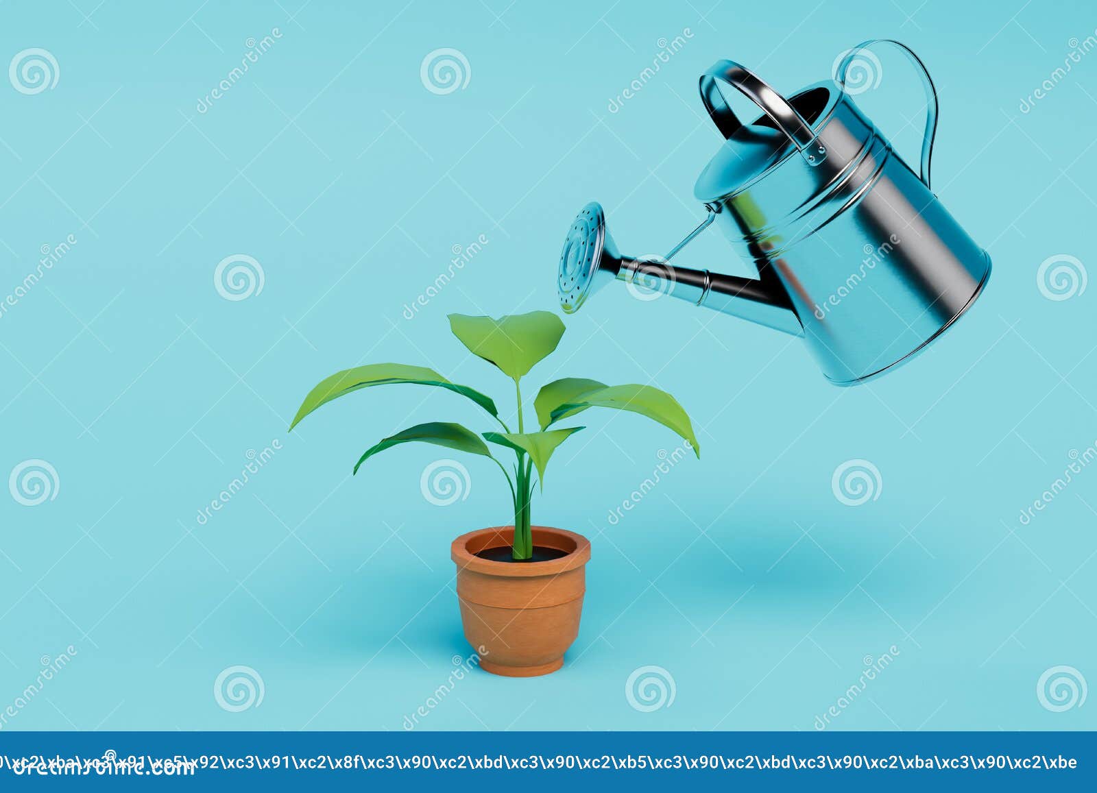 Concepto De Riego De Plantas. Riego Manual De Una Flor En Una Olla Con ... Concepto De Riego De Plantas. Riego Manual De Una Flor En Una Olla Con ...