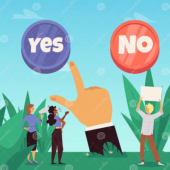Concepto De Toma De Decisiones Con Personas Convincentes Para Elegir ... Concepto De Toma De Decisiones Con Personas Convincentes Para Elegir ...