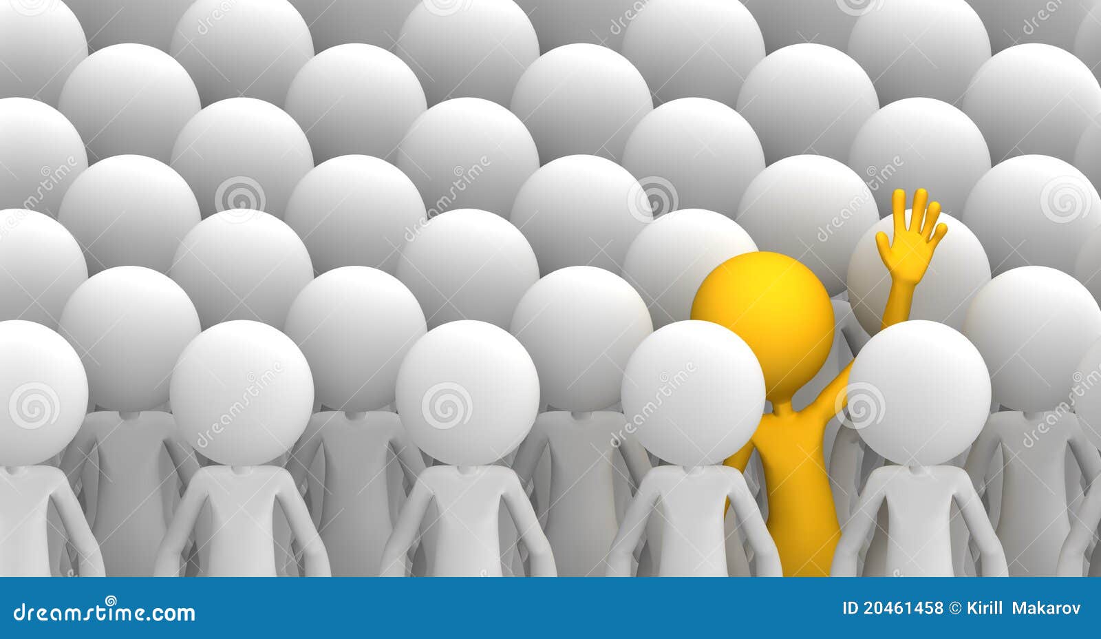 Concepto de unicidad stock de ilustración. Ilustración de mejor - 20461458