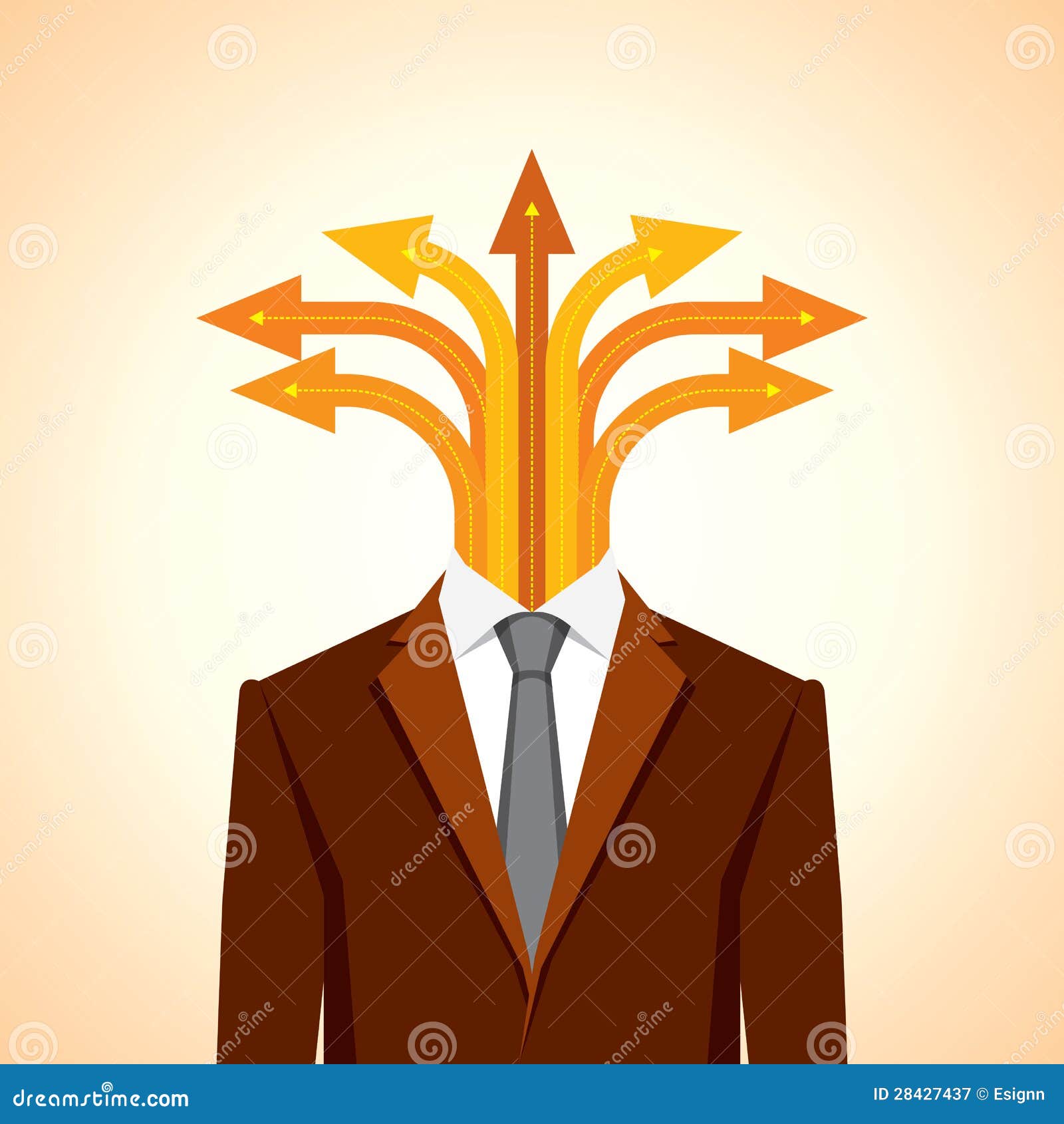 Concepto del asunto ilustración del vector. Ilustración de elementos ...