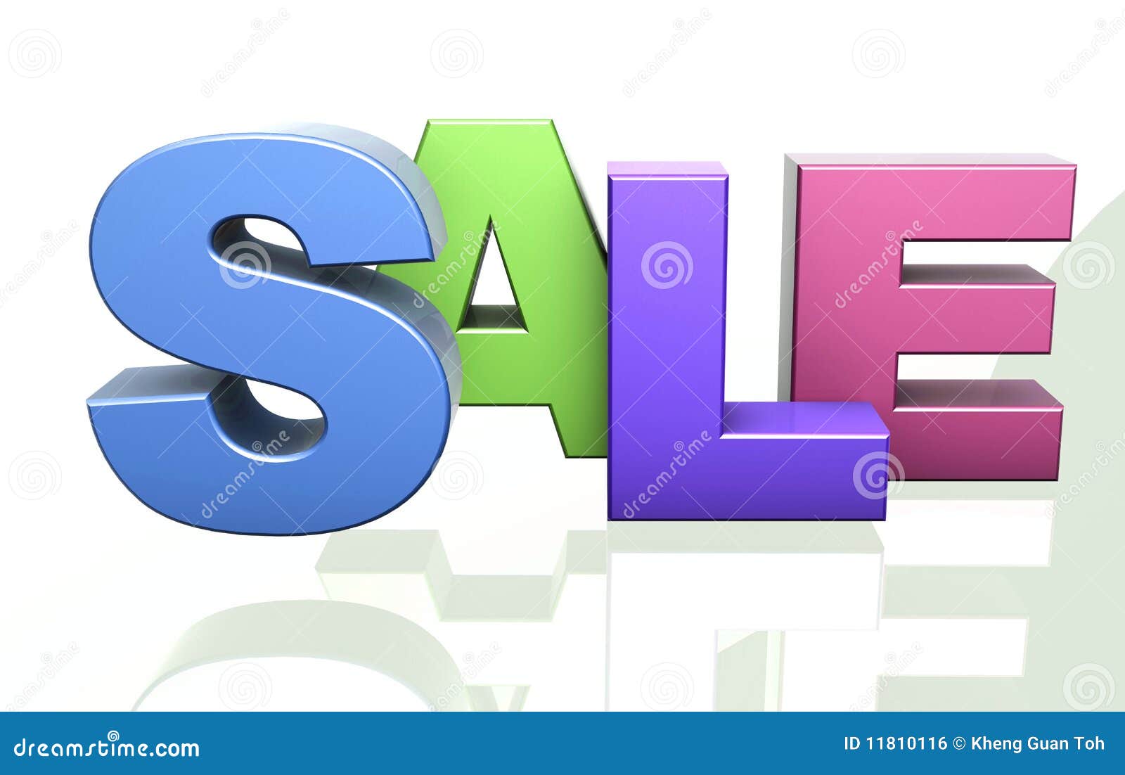 Concepto Del Aviso De La Palabra De La Venta Stock de ilustración ...