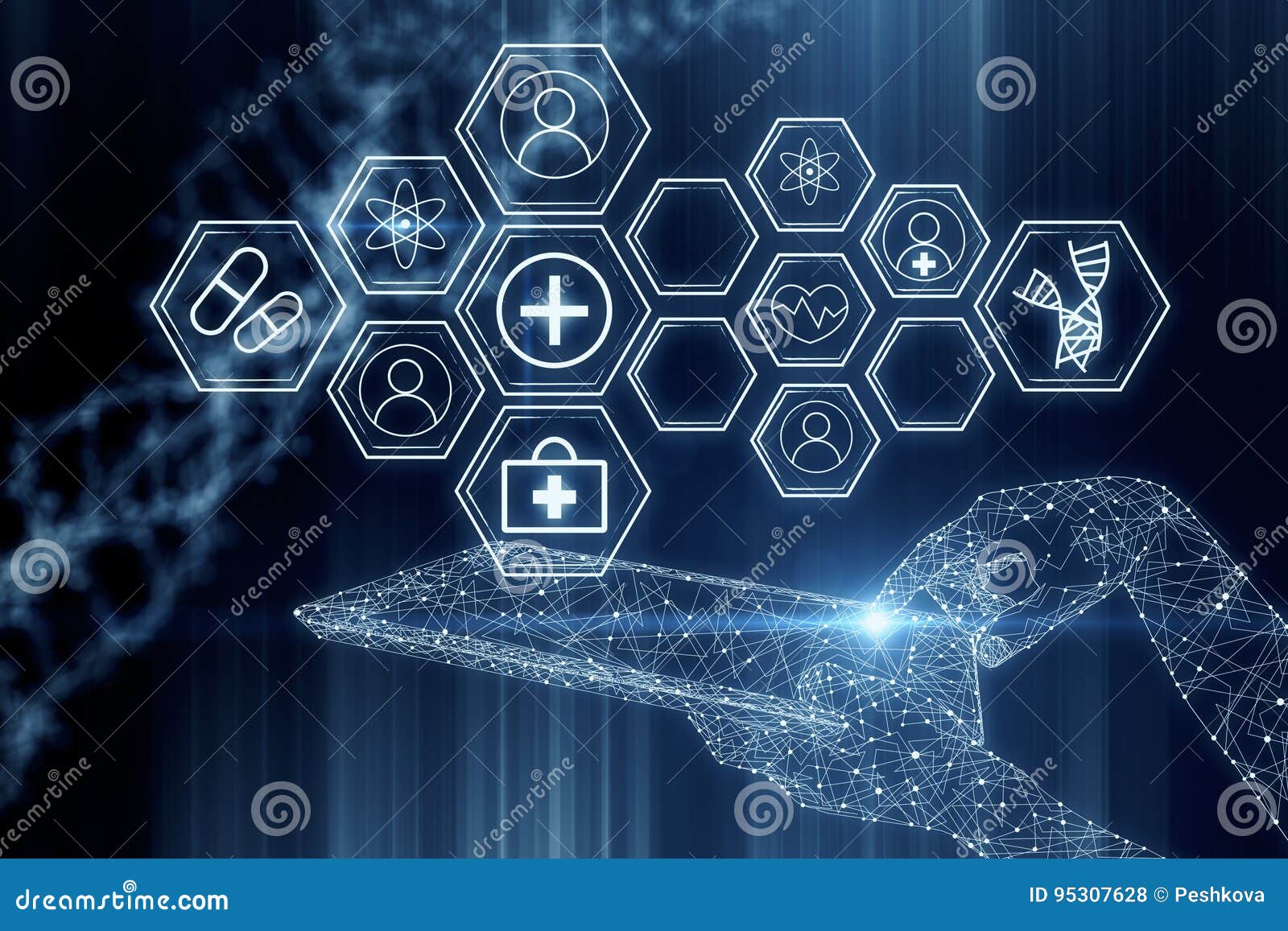 Concepto del ciberespacio stock de ilustración. Ilustración de ...