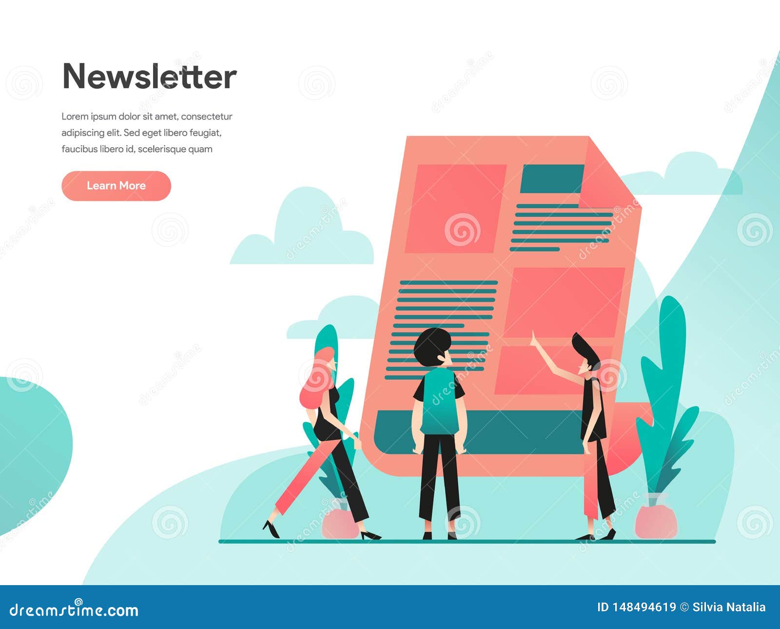 Concepto Del Ejemplo Del Hoja Informativa R Ilustracin Del Vector