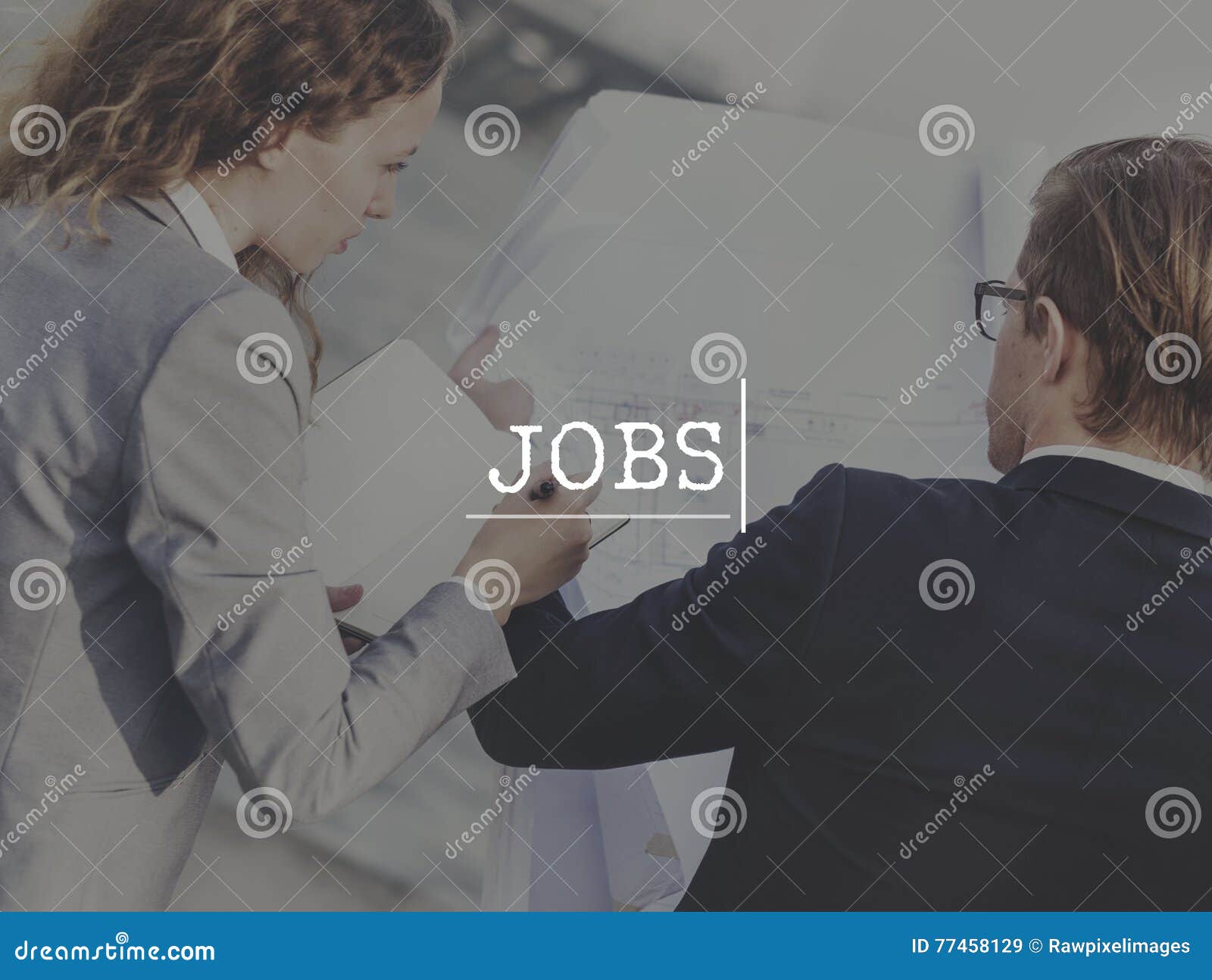 Concepto Del Empleo De La Carrera Del Empleo De Los Trabajos Imagen de ...