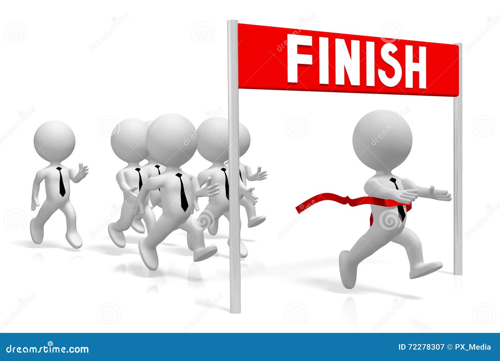 Concepto del final 3D stock de ilustración. Ilustración de final - 72278307