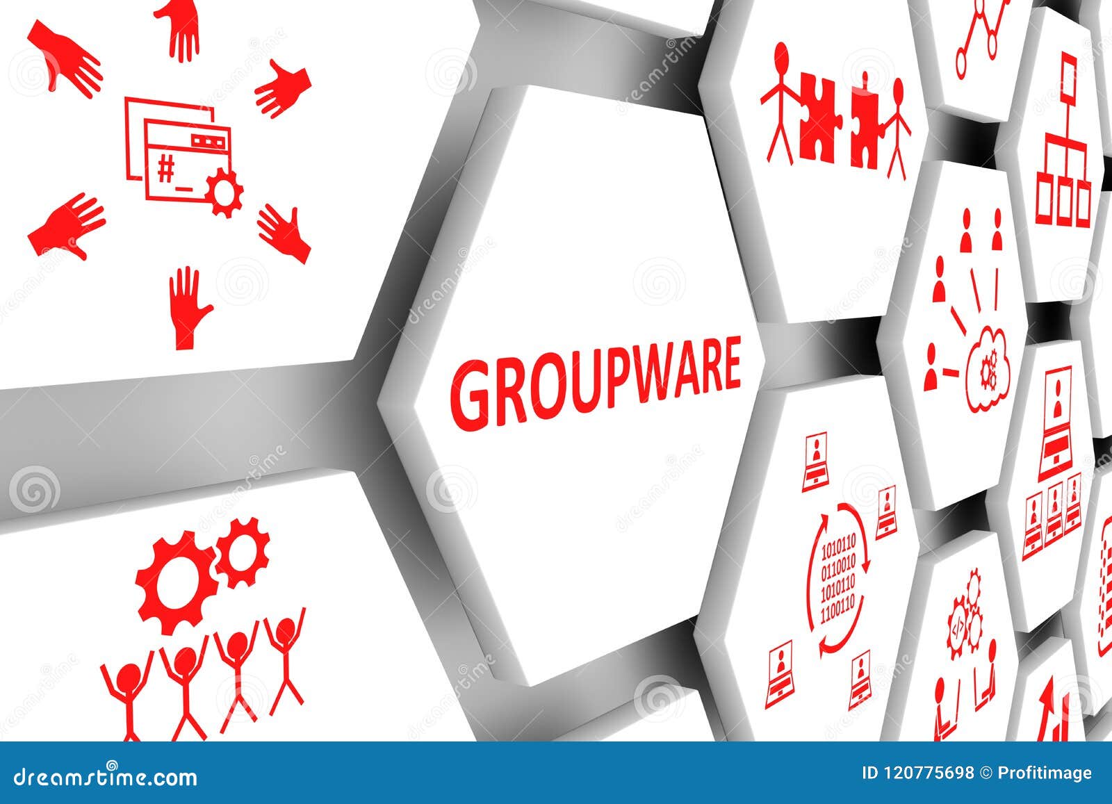 Concepto del GROUPWARE stock de ilustración. Ilustración de conceptual ...