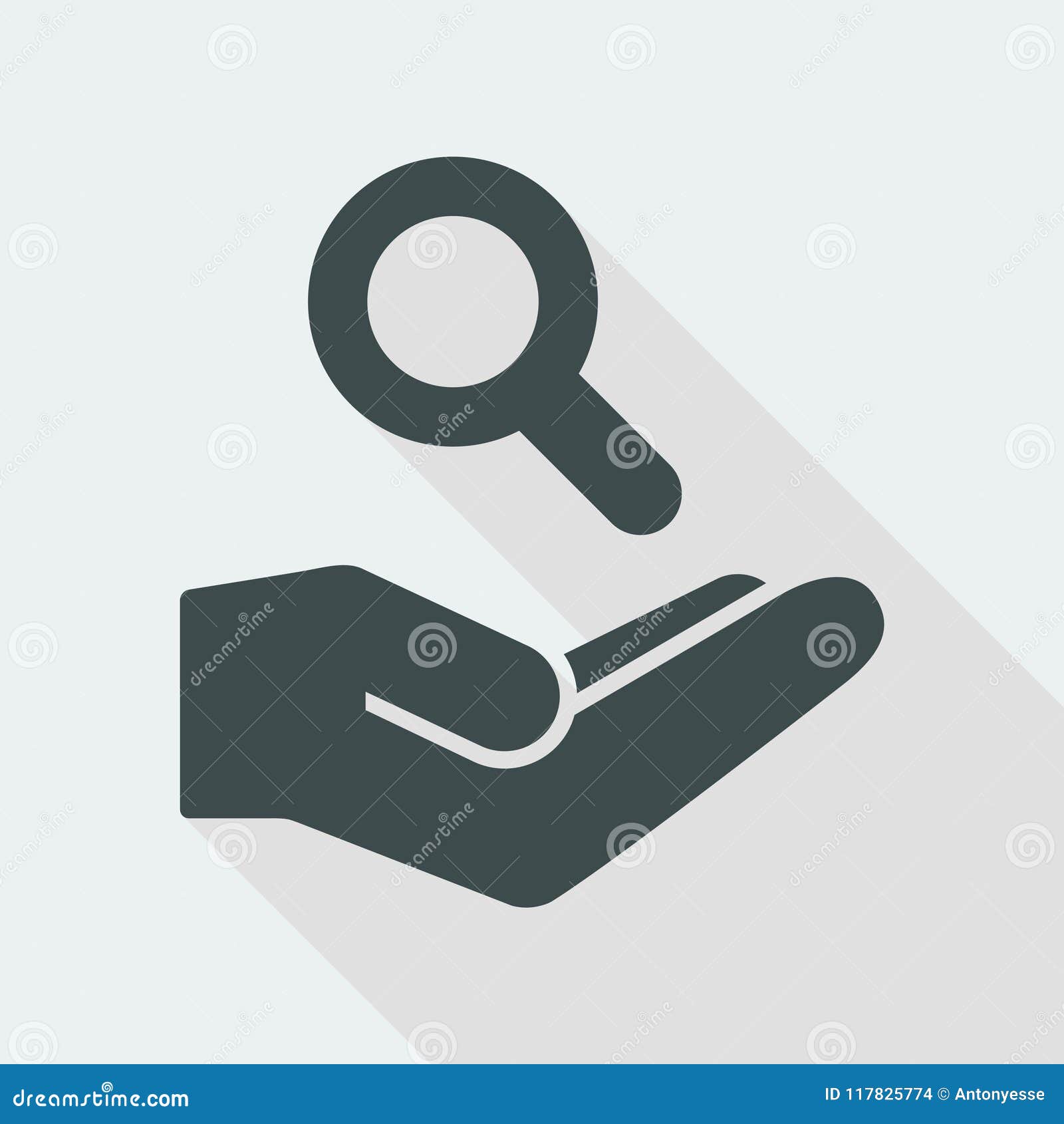 Concepto Del Hallazgo - Icono M?nimo Del Vector Ilustración del Vector ...