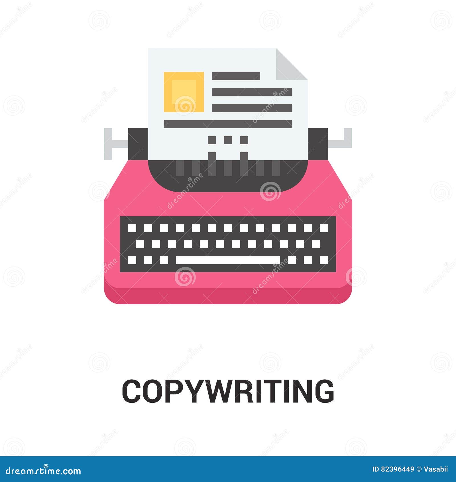 Concepto Del Icono De Copywriting Ilustración del Vector - Ilustración de website, autor: 82396449
