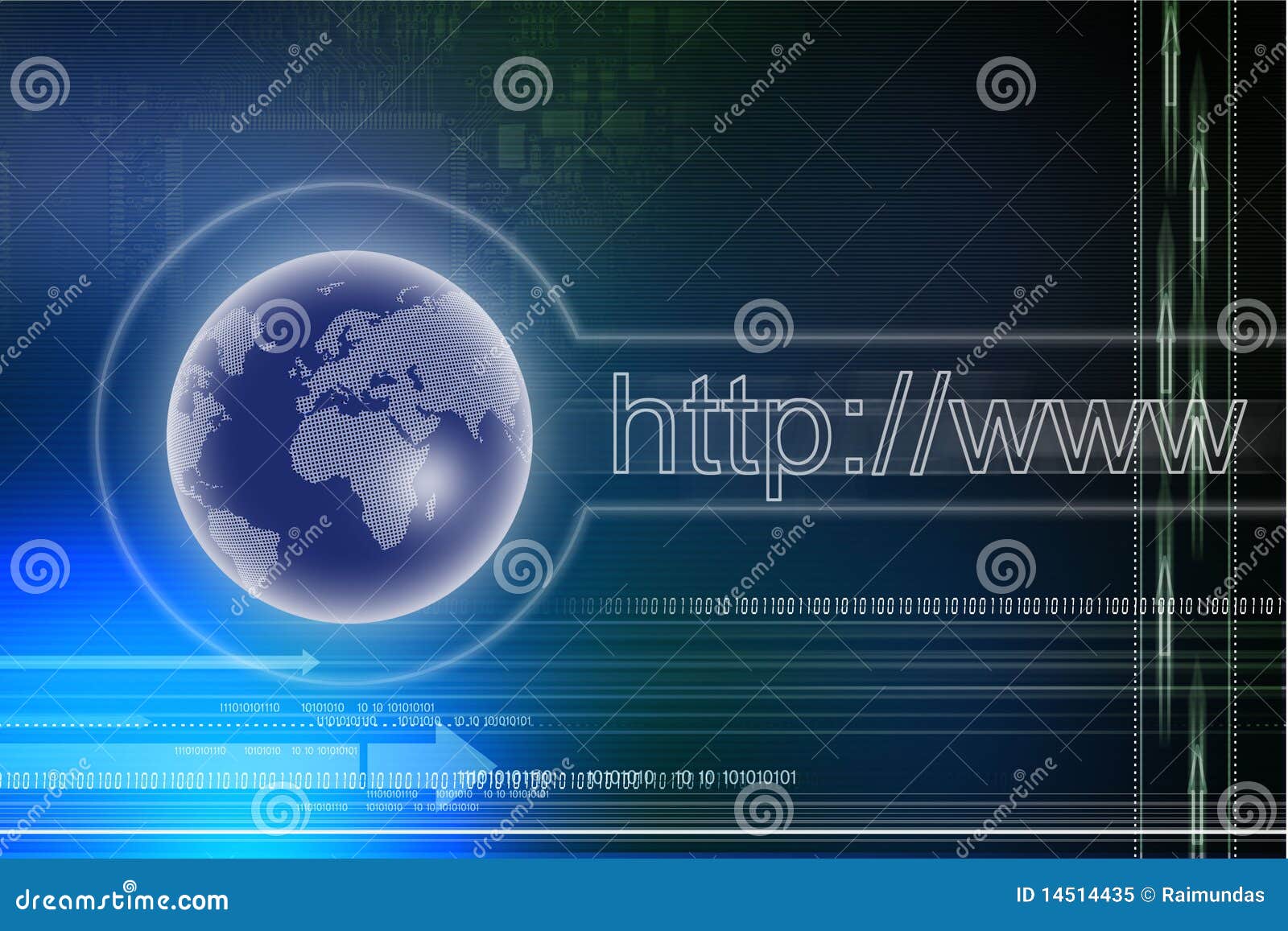 Concepto del Internet stock de ilustración. Ilustración de ordenador ...