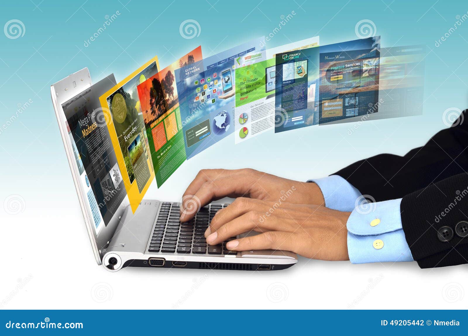 Concepto del Internet foto de archivo. Imagen de internet - 49205442