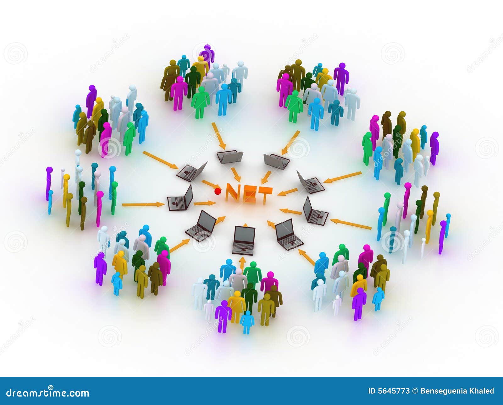 Concepto del Internet stock de ilustración. Ilustración de digital ...