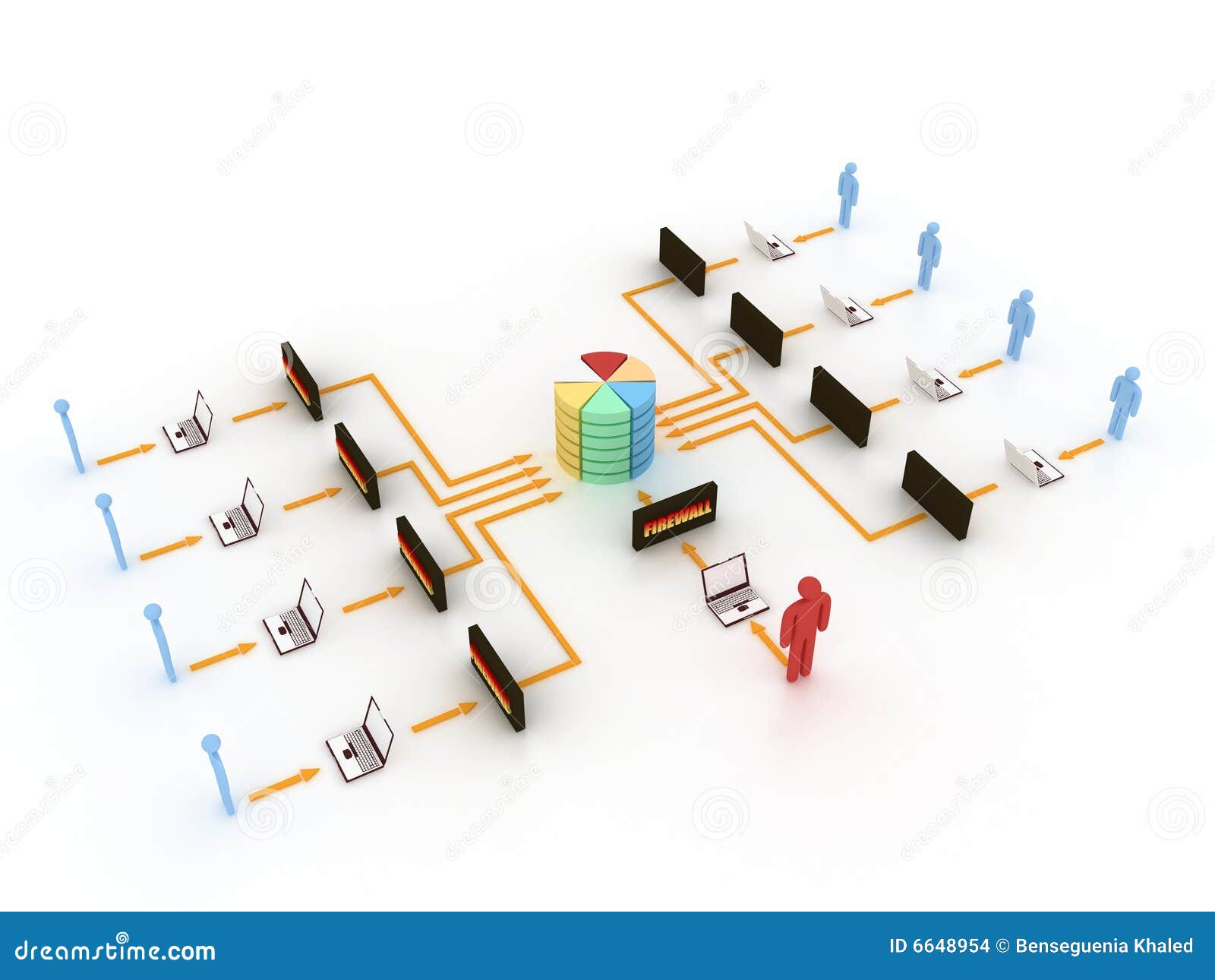 Concepto del Internet stock de ilustración. Ilustración de asesor - 6648954