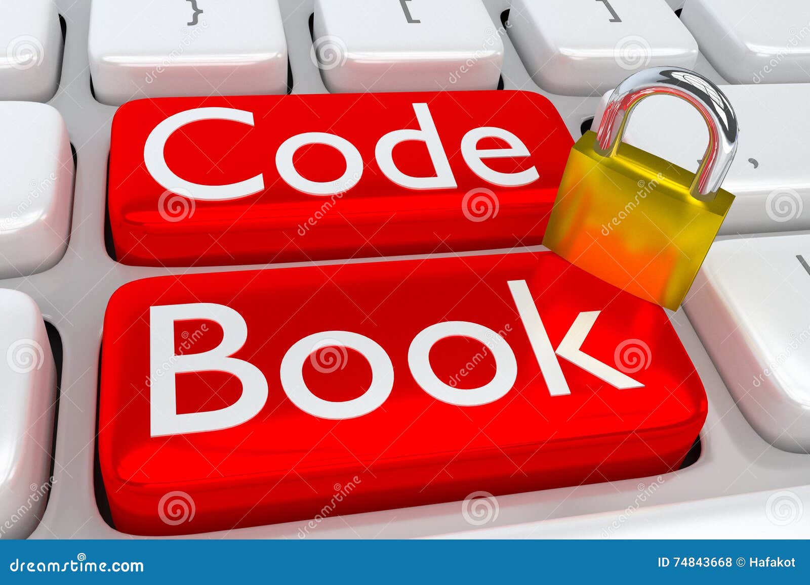 Concepto Del Libro De Código Stock de ilustración - Ilustración de ...