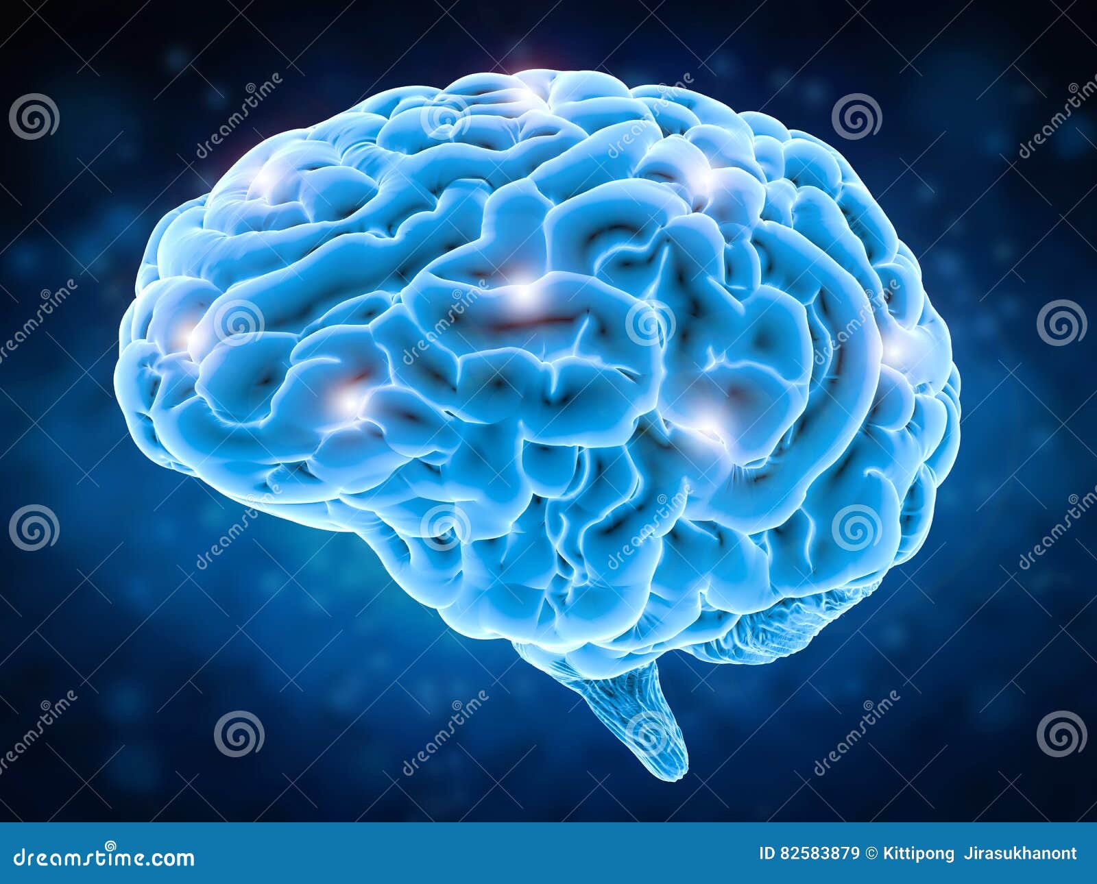 Concepto del poder mental stock de ilustración. Ilustración de potencia ...