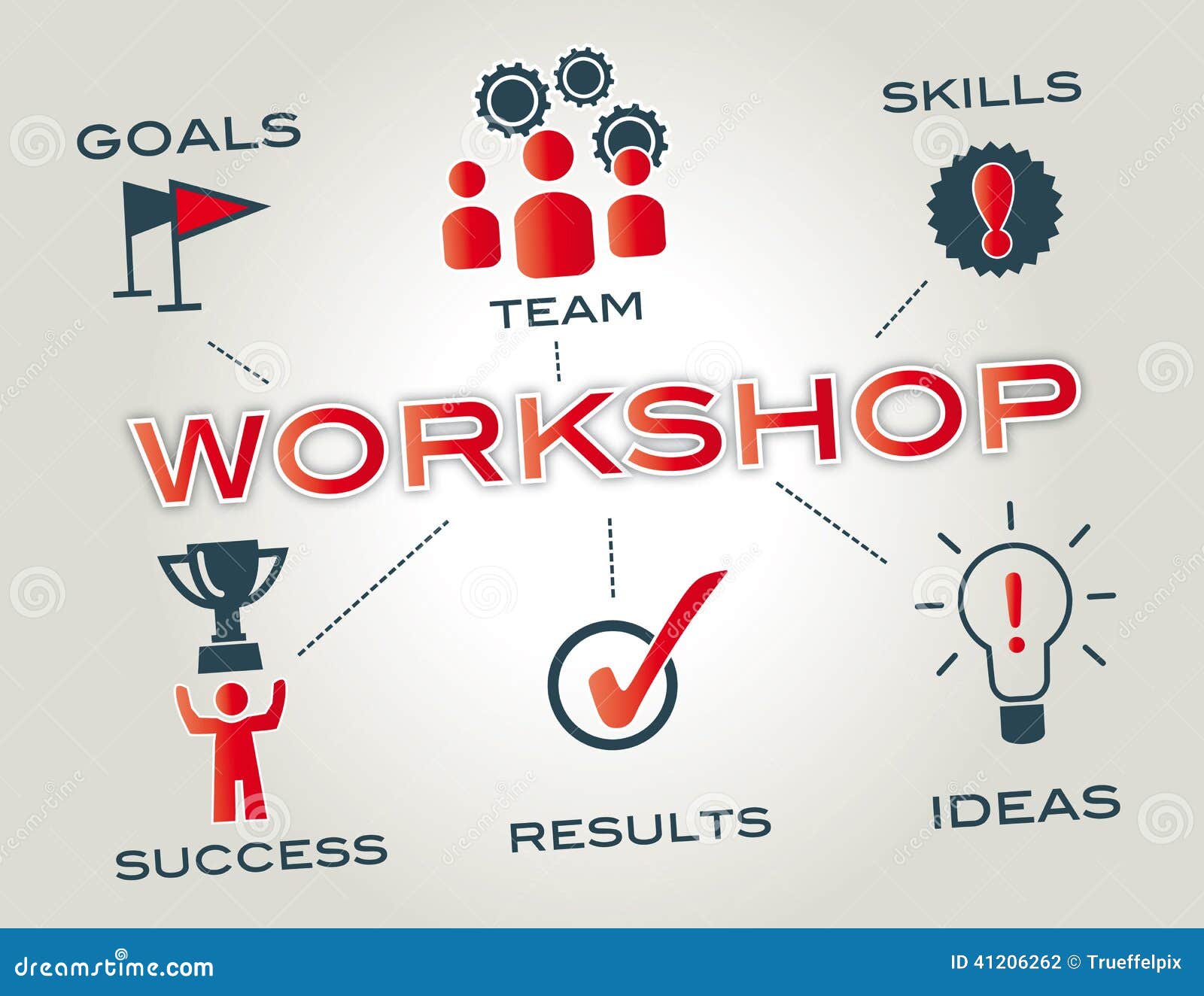 Concepto del taller stock de ilustración. Ilustración de estrategia ...