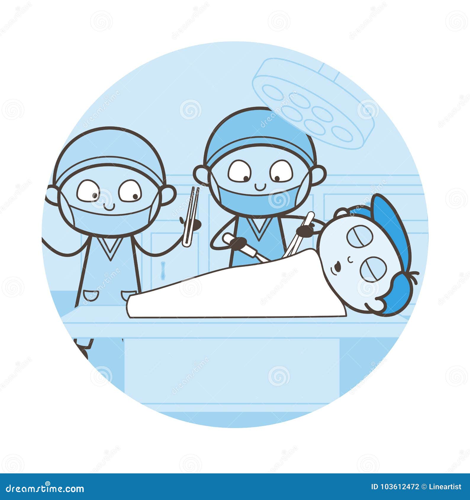 Concepto Del Vector De Doing Heart Surgery Del Cirujano Stock de ...