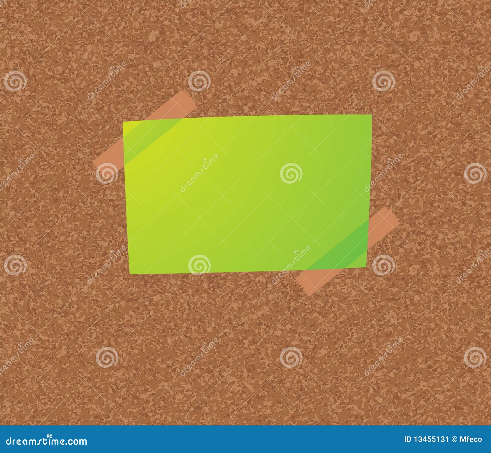 Concepto En Blanco Del Aviso Ilustración del Vector - Ilustración de ...