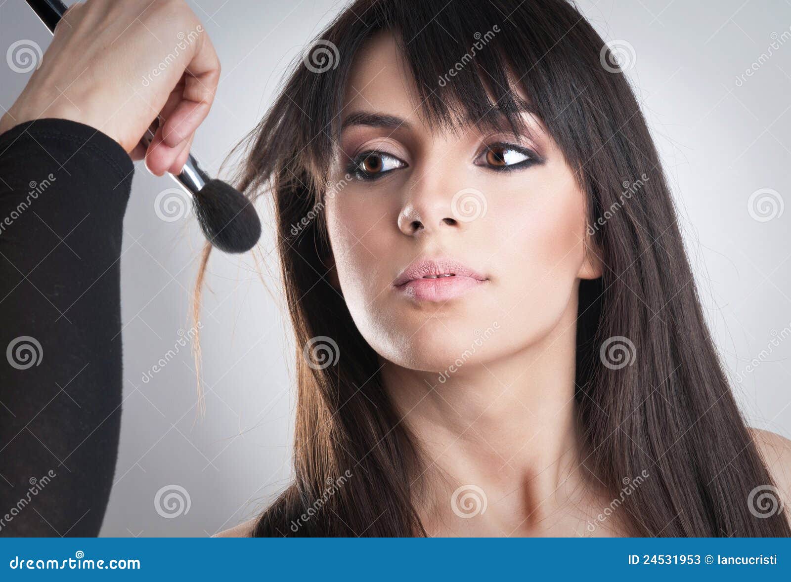 Concepto Hermoso De La Mujer Joven Face.Make-up Imagen de archivo ...