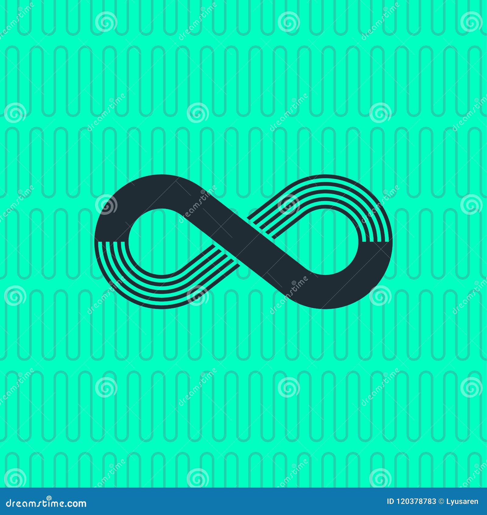 Concepto Ilimitado Del Símbolo Ilustración del Vector - Ilustración de ...