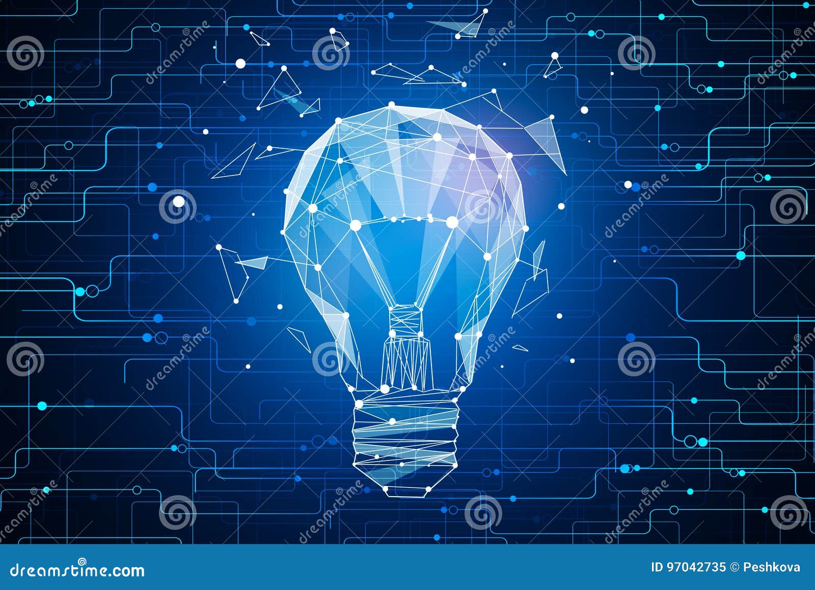 Concepto Innovador De La Idea Stock de ilustración - Ilustración de ...