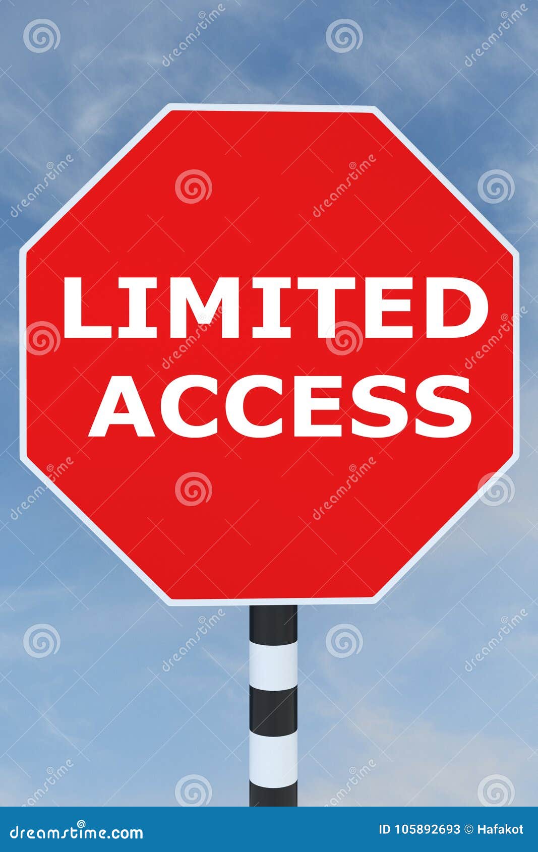 Concepto Limitado Del Acceso Imagen de archivo - Imagen de prohibido ...