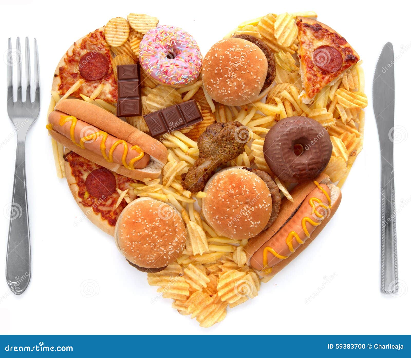 Concepto Malsano De La Comida Foto de archivo - Imagen de caliente ...