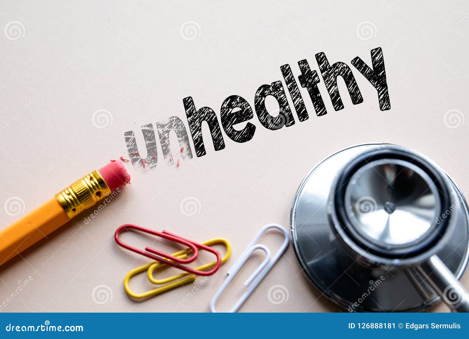 Concepto malsano y sano imagen de archivo. Imagen de medicina - 126888181