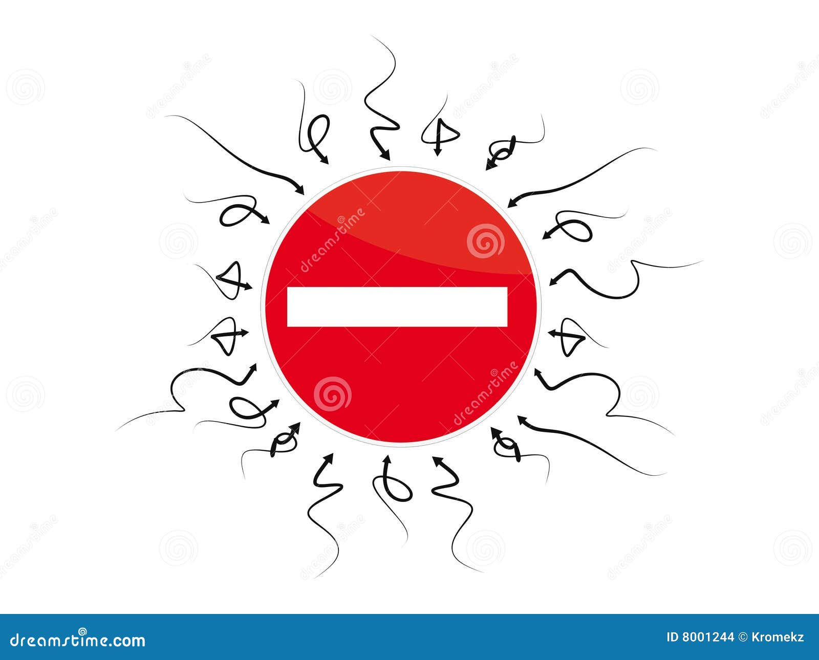 Concepto obstructor stock de ilustración. Ilustración de esperma - 8001244