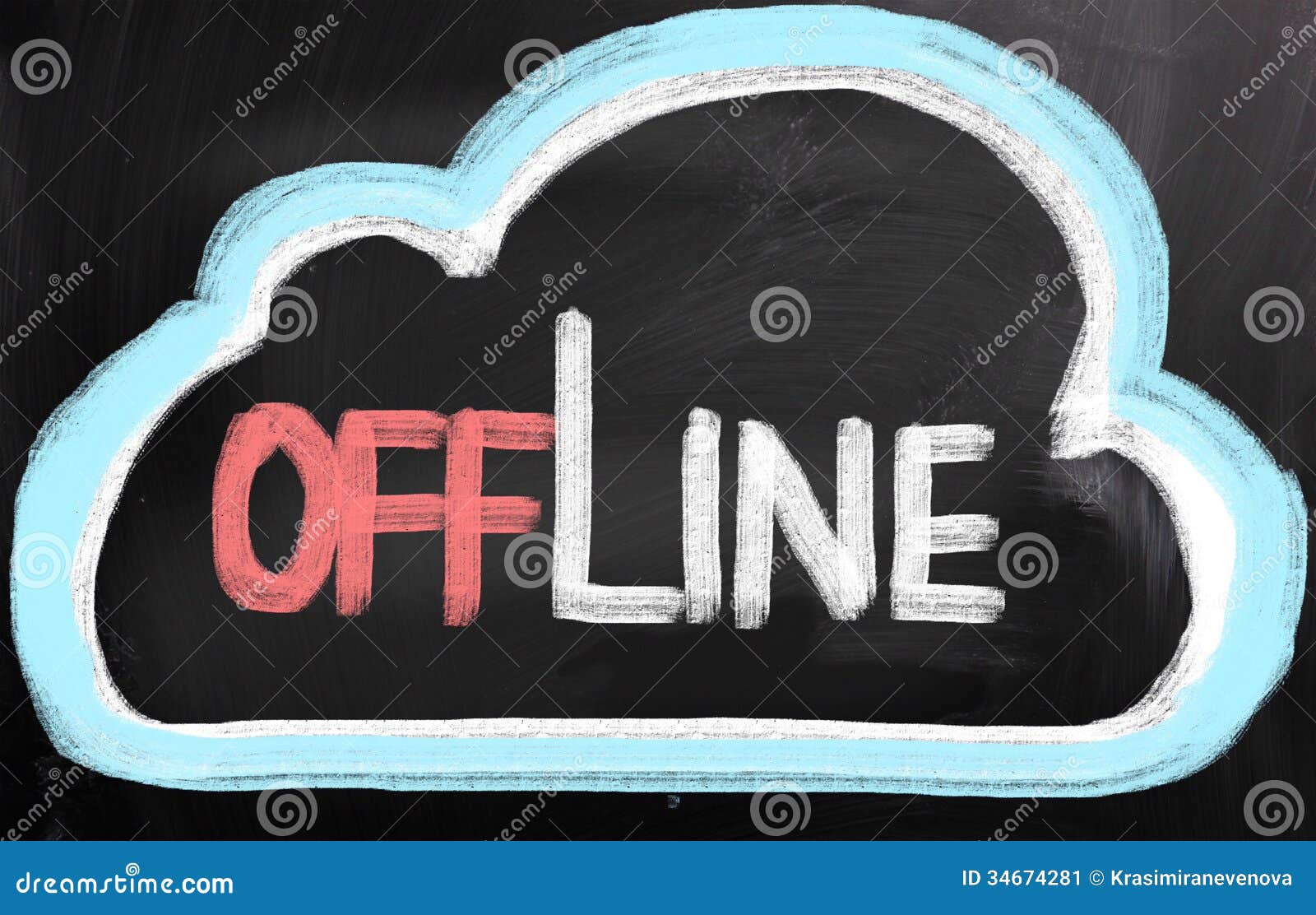 Concepto off-line imagen de archivo. Imagen de website - 34674281