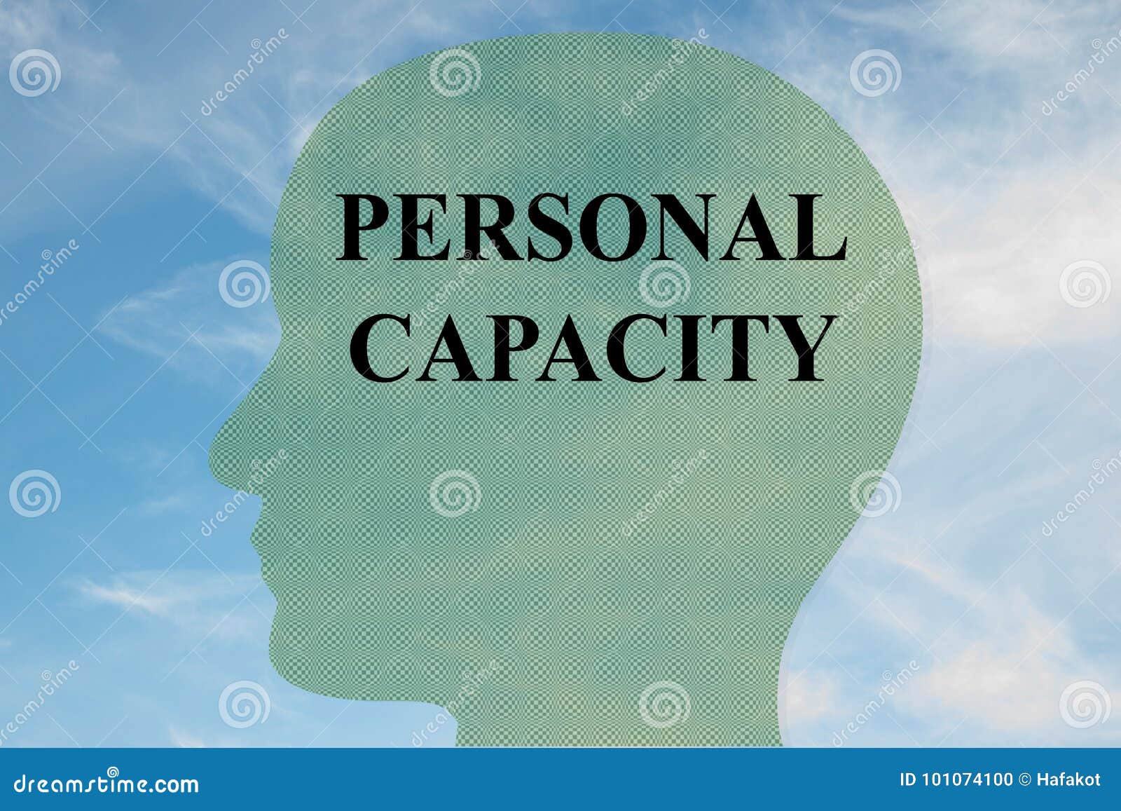 Concepto Personal De La Capacidad Stock de ilustración - Ilustración de ...