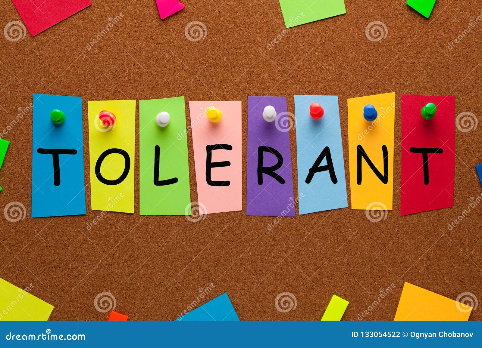 Concepto Tolerante De La Palabra Foto de archivo - Imagen de concepto ...