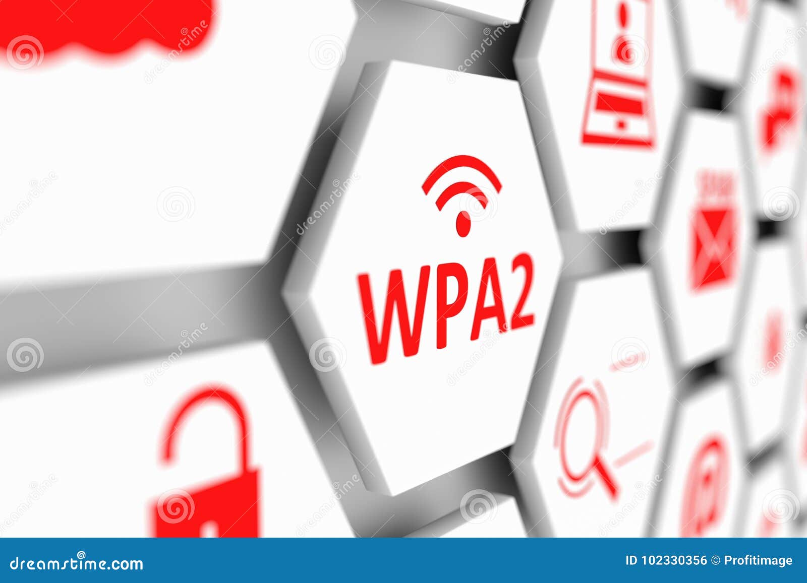 Concepto WPA2 stock de ilustración. Ilustración de conceptual - 102330356