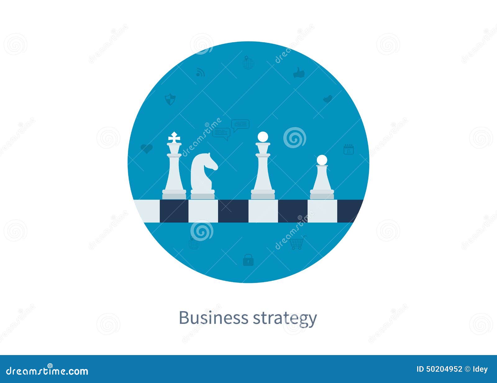 Concepts for Business Strategy Stock Vector - Illustration of flat ...