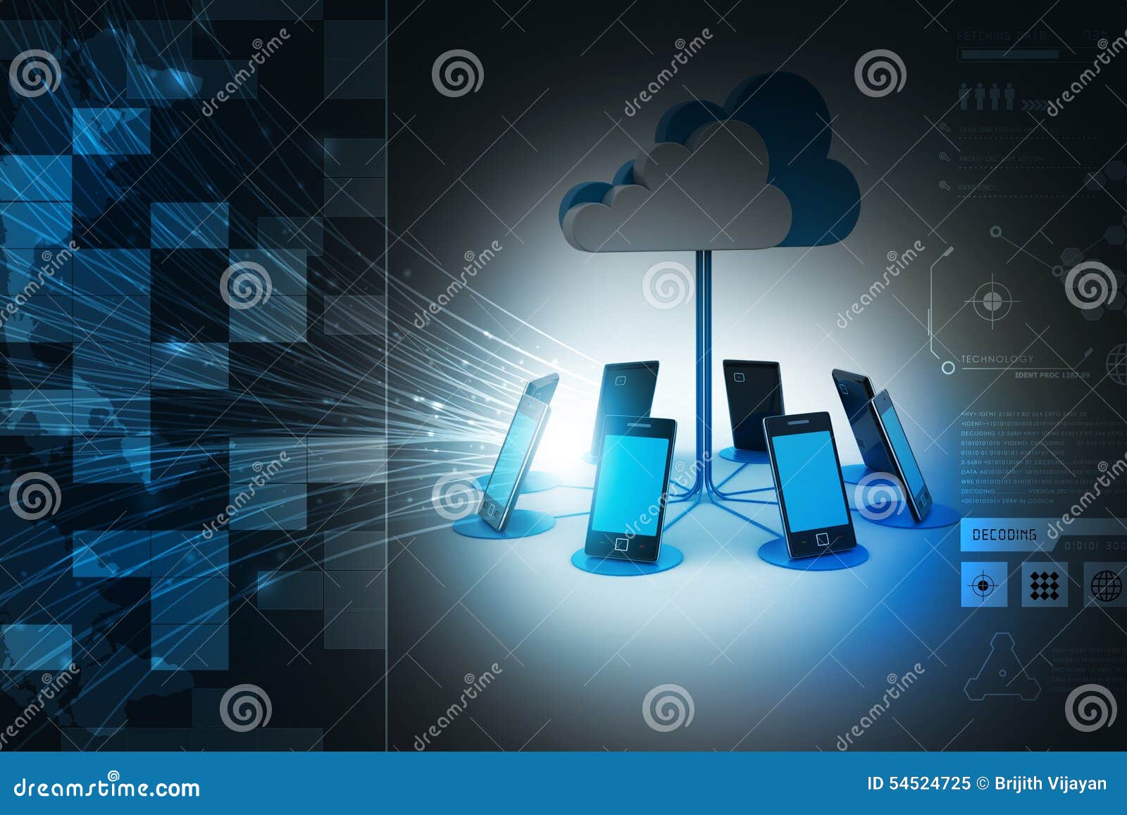 Concepts Cloud Computing Devices Stock Illustration - Illustration of ... Concepts Cloud Computing Devices Stock Illustration - Illustration of ...