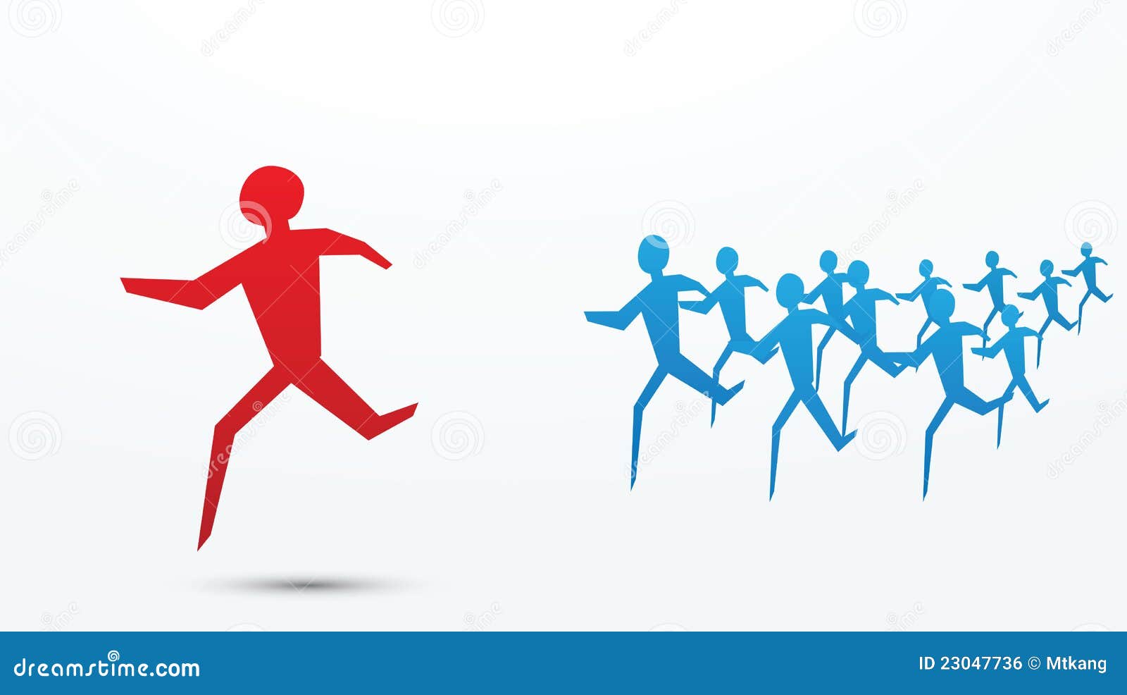 Concepts de concurrence illustration stock. Illustration du chiffres ...