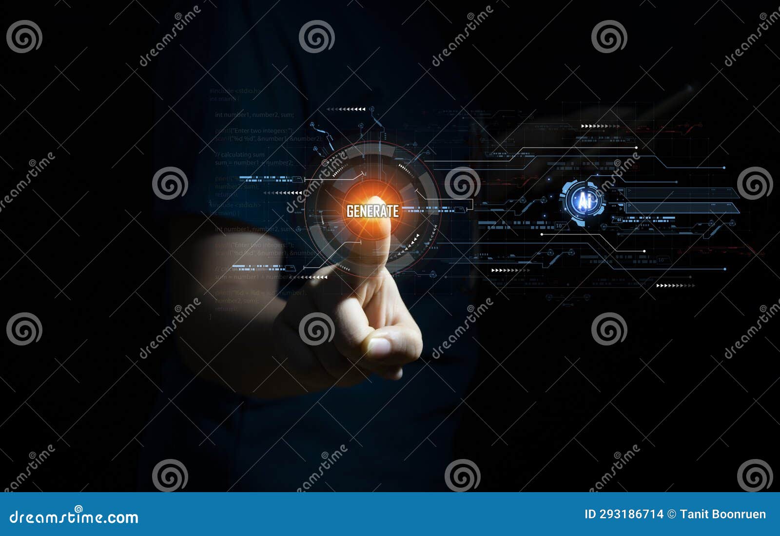 Development of Artificial Intelligence Stock Photo - Image of care ...